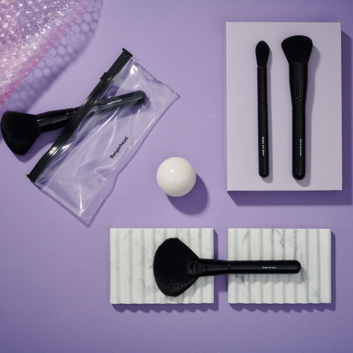 Bangerhead Ready Set Glow Highlighter Brush | Breed assortiment e